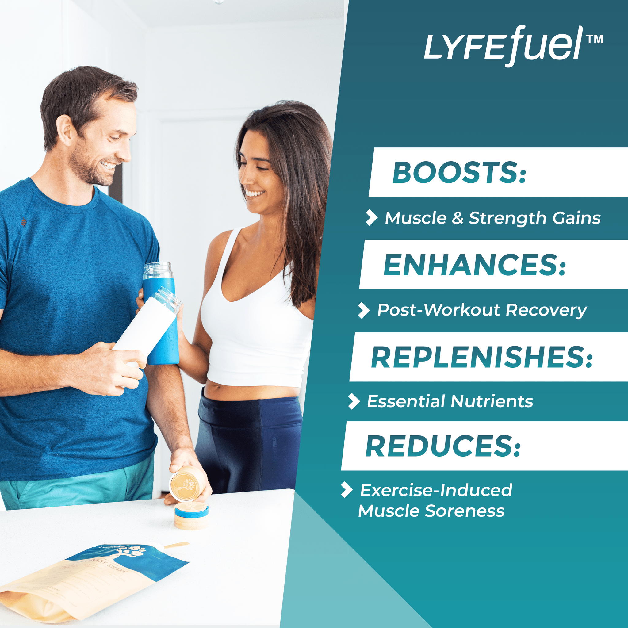 LyfeFuel Performance | Plant-Based Pre & Post Workout Shake